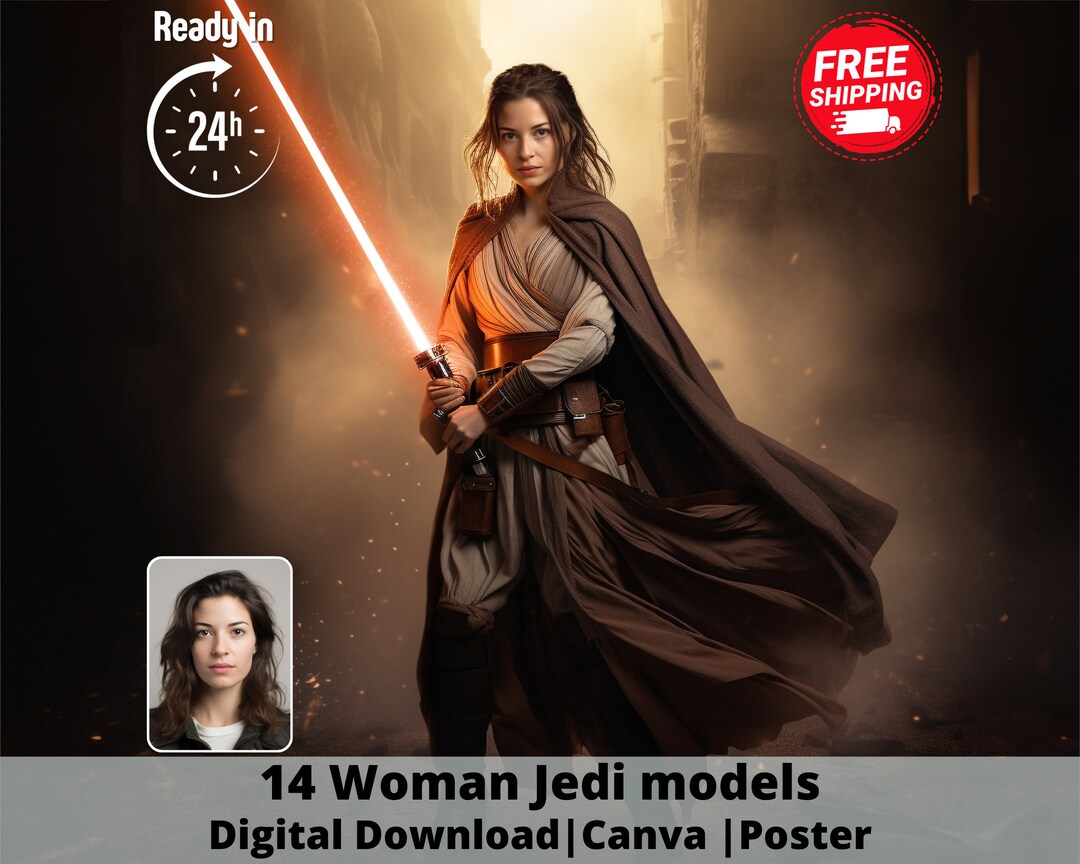 Custom Realistic Star Wars Portrait, Personalized Portraits, Custom ...