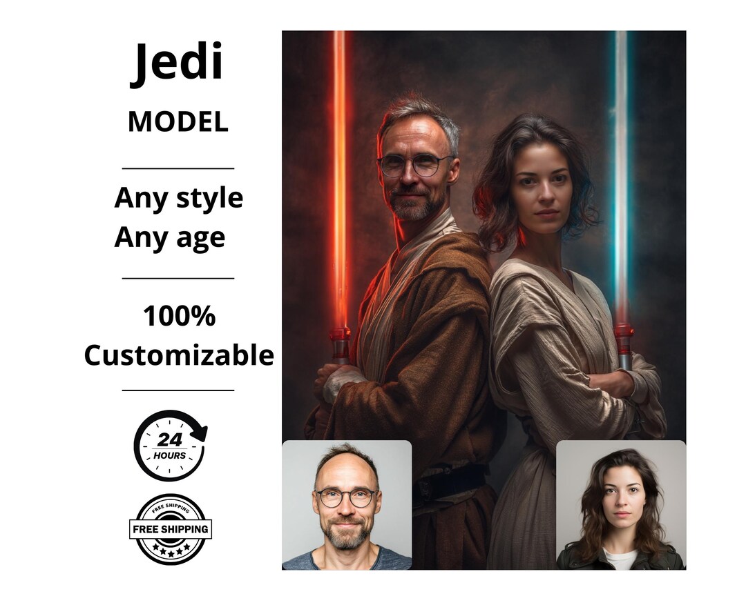 Custom Realistic Star Wars Portrait, Personalized Portraits, Custom ...