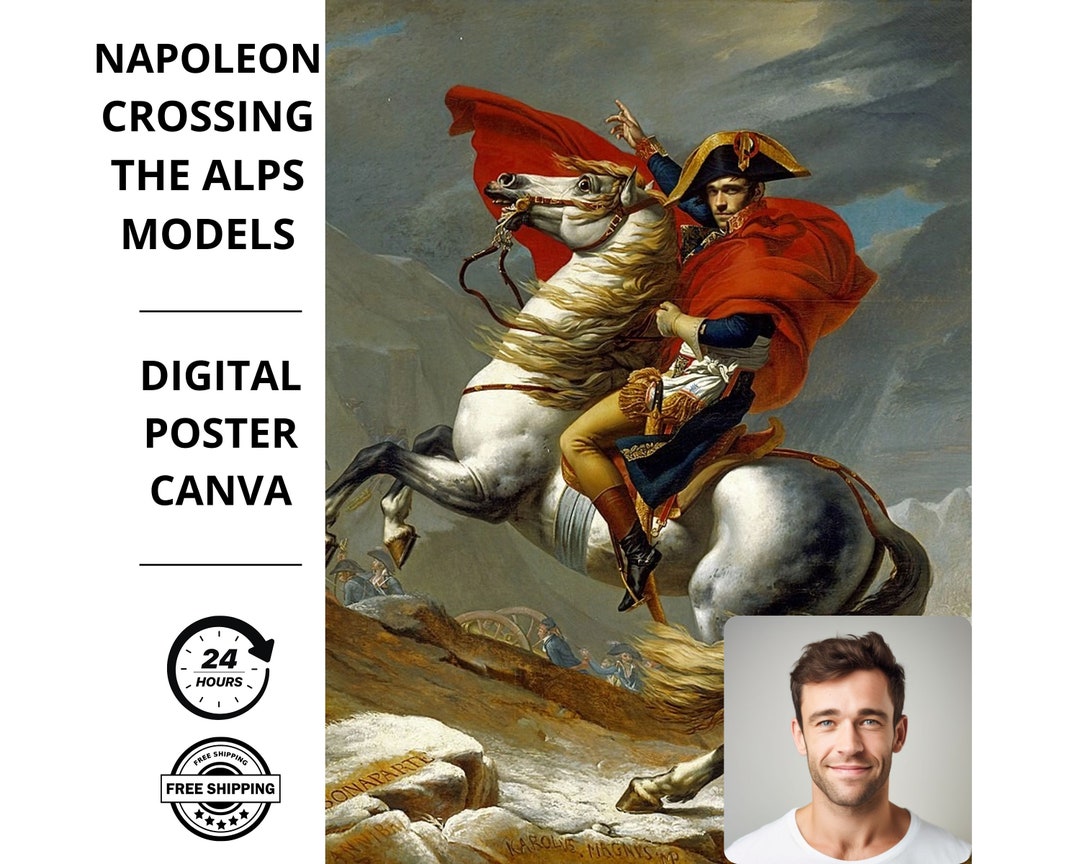 Custom Napoleon Bonaparte Portrait From Photo, Renaissance Portrait ...