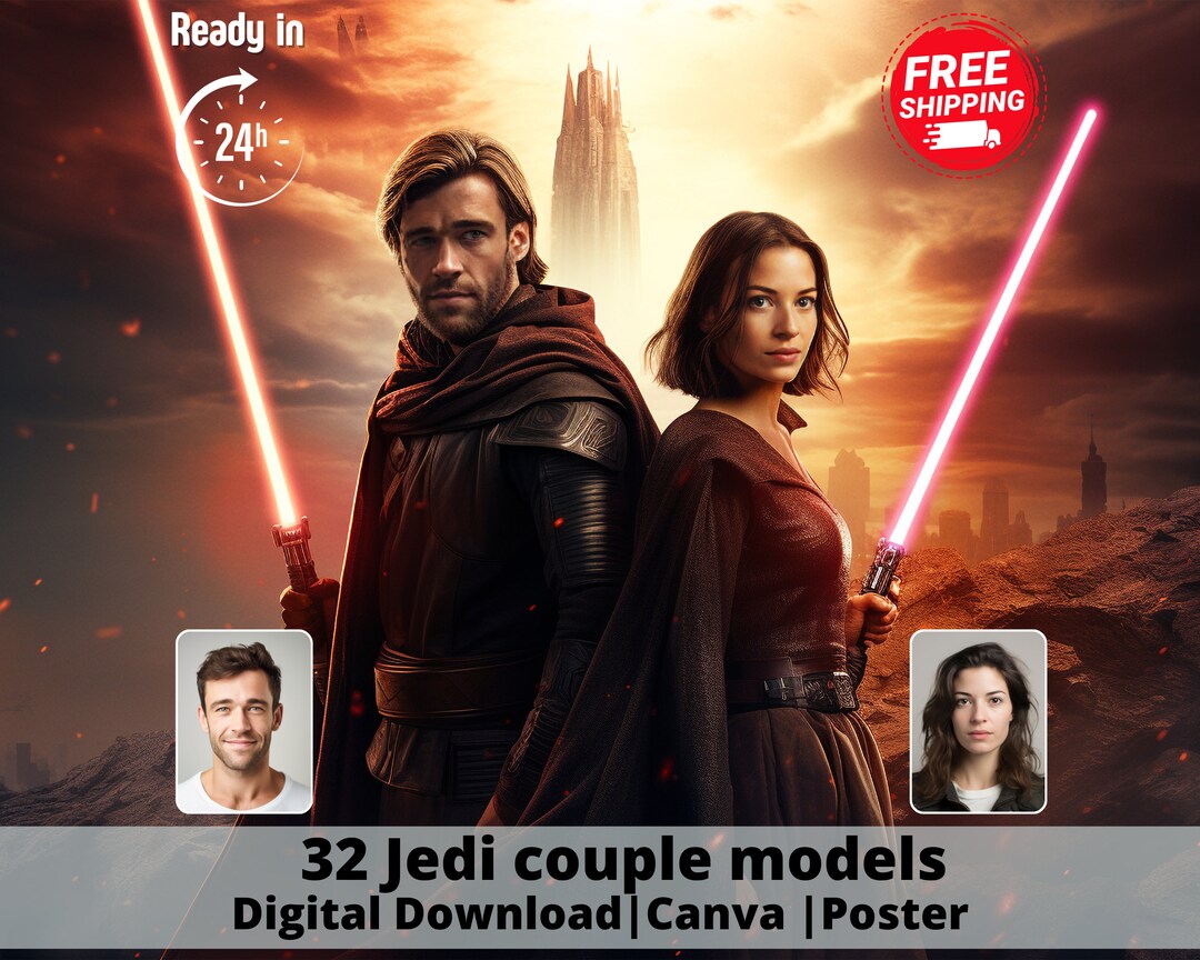 Custom Realistic Star Wars Portrait, Personalized Portraits, Custom ...
