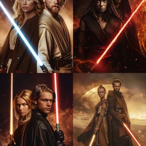 Custom Realistic Star Wars Portrait, Personalized Portraits, Custom ...