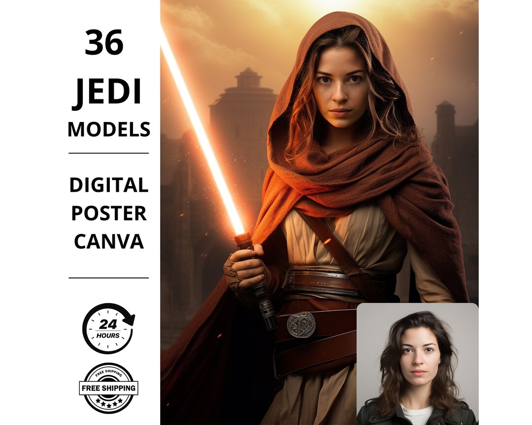 Custom Realistic Star Wars Portrait, Personalized Portraits, Custom ...