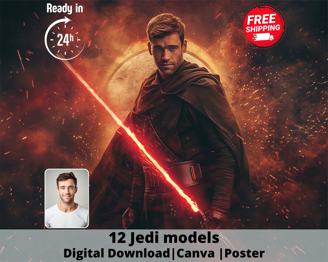 Custom Realistic Star Wars Portrait, Personalized Portraits, Custom ...