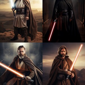 Custom Realistic Star Wars Portrait, Personalized Portraits, Custom ...