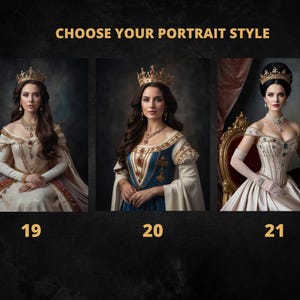 Custom Royal Queen Portrait From Photo, Renaissance Portrait, Turn Me ...