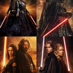 Custom Realistic Star Wars Portrait, Personalized Portraits, Custom ...