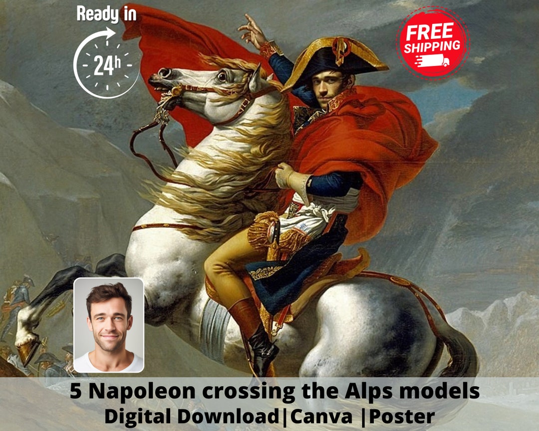 Custom Napoleon Bonaparte Portrait From Photo, Renaissance Portrait ...