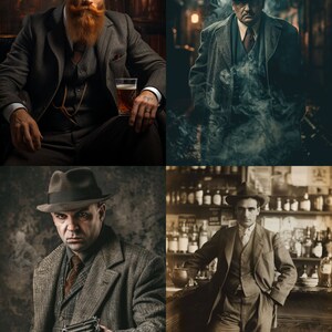 Custom English Gangster Portrait, Personalized Portraits, Custom ...