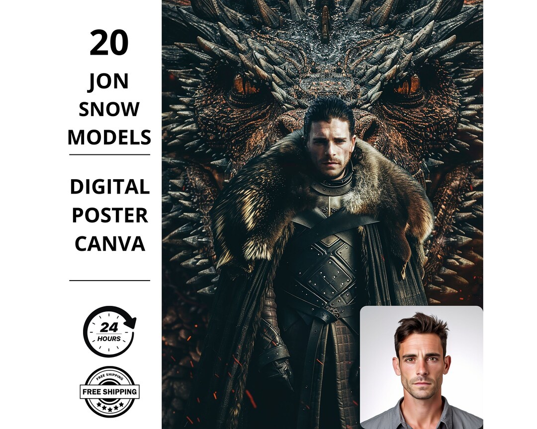 Game of Thrones-Mannporträt vom Foto, Game of Thrones-Geschenke, Game ...