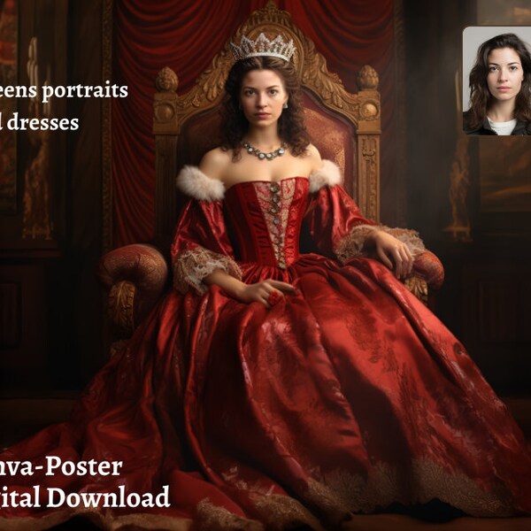Royal Portrait - Etsy