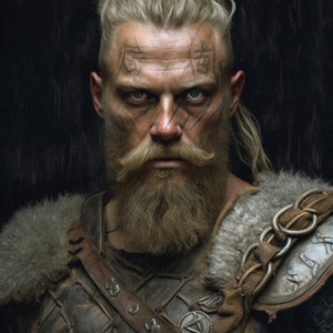 Custom Viking Man From Photo , Viking Portrait, Viking Gifts, Ragnar ...