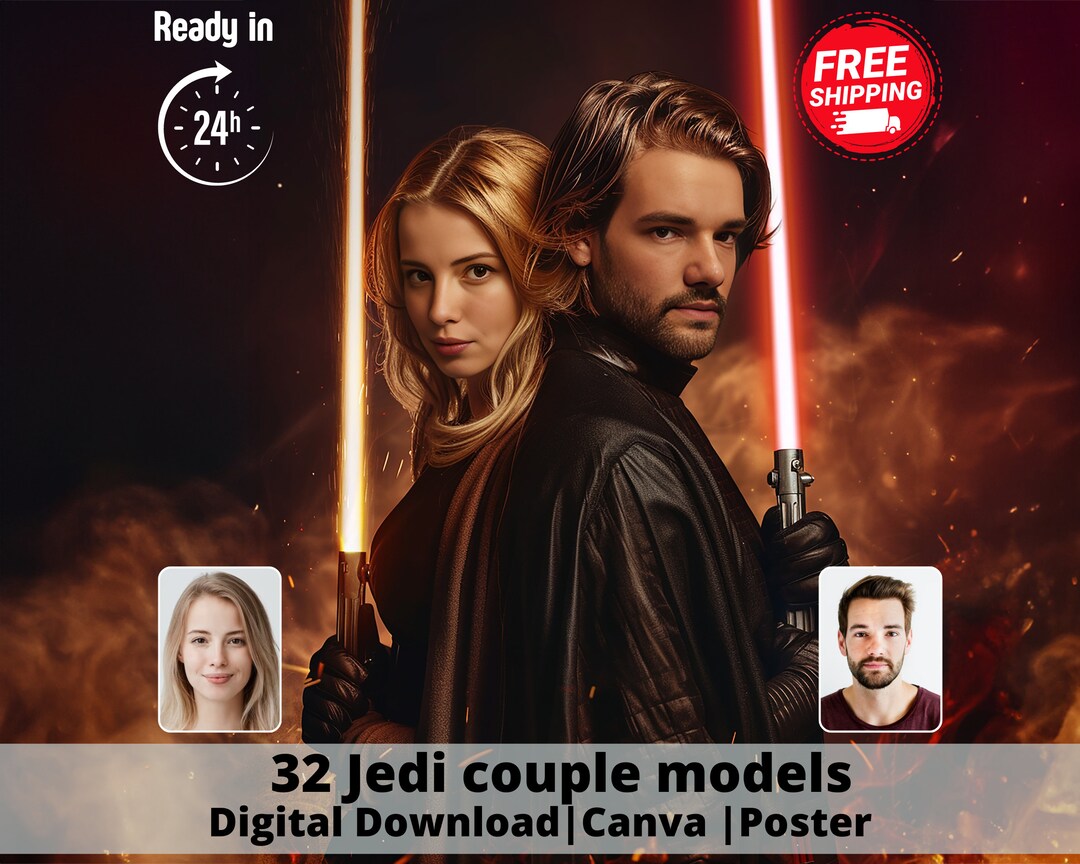 Custom Realistic Star Wars Portrait, Personalized Portraits, Custom ...