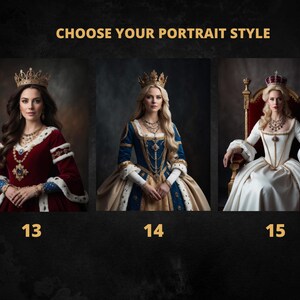 Custom Royal Queen Portrait From Photo, Renaissance Portrait, Turn Me ...