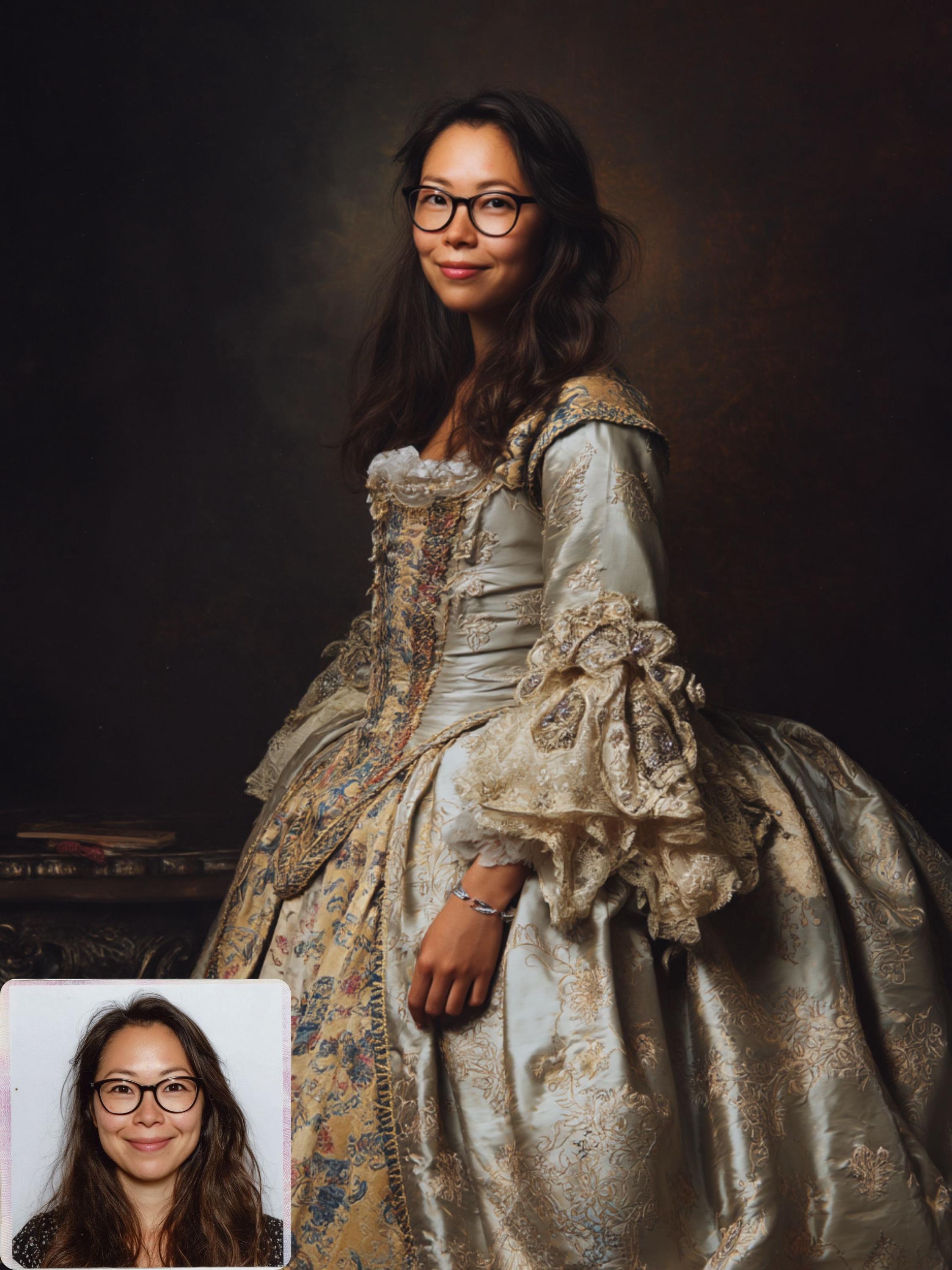 Custom Royal Queen/princess Portrait From Photo, Renaissance Portrait ...