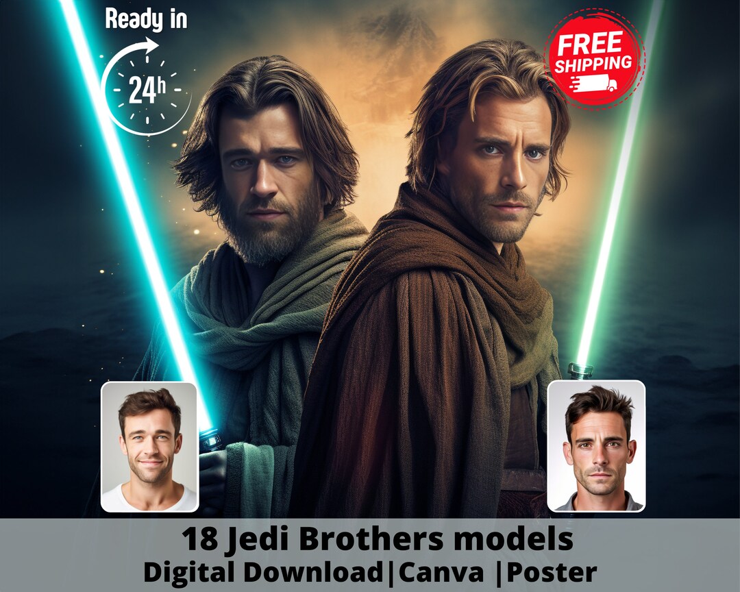Custom Realistic Star Wars Portrait, Personalized Portraits, Custom ...
