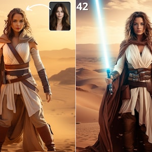 Custom Realistic Star Wars Portrait, Personalized Portraits, Custom ...