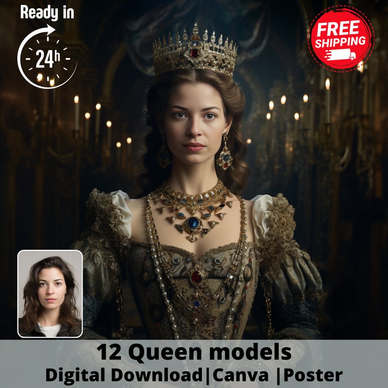 Royal Portrait - Etsy