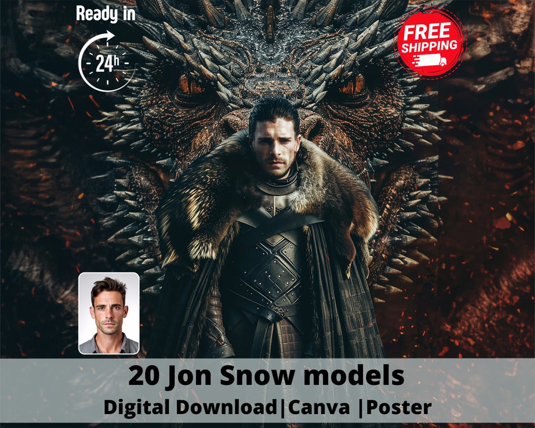 Game of Thrones Mann Porträt vom Foto , Game of Thrones Geschenke, Game ...