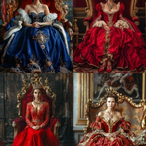 Custom Royal Queen Portrait From Photo, Renaissance Portrait, Turn Me ...