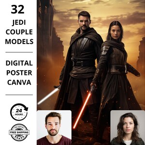 Custom Realistic Star Wars Portrait, Personalized Portraits, Custom ...