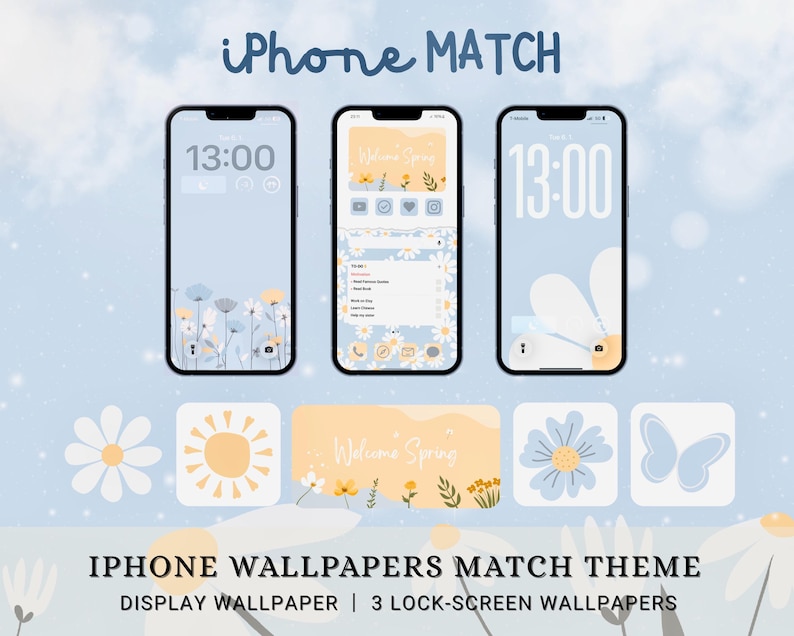 IPad Wallpaper With Ios Icons & Widgets, Desktop Background Theme ...