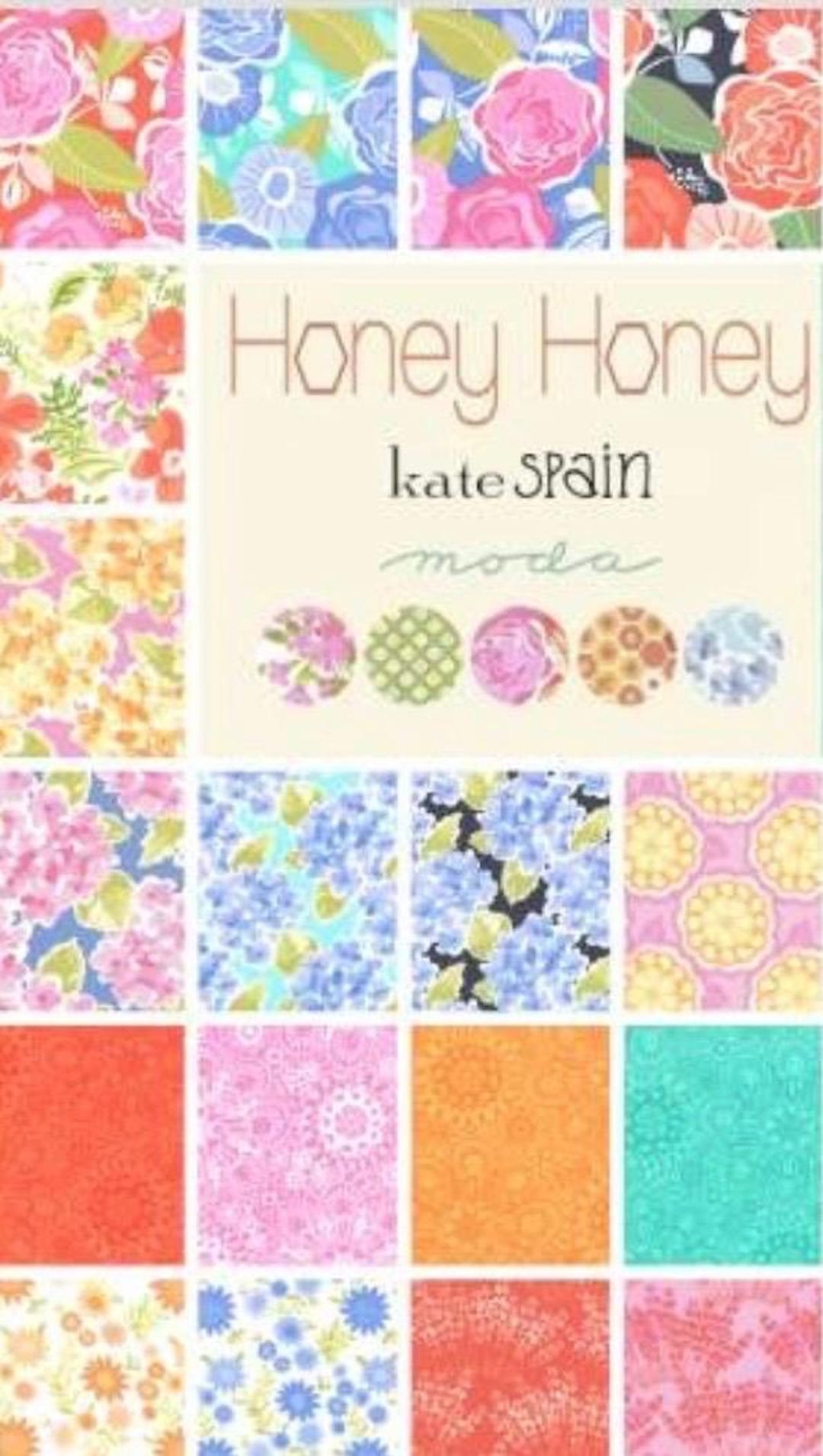 Kate Spain Moda Honey Honey Charm Pack 5x5 - Etsy