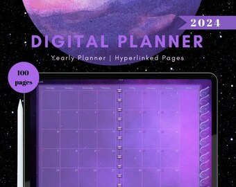 2024 Planner Light Purple - Etsy