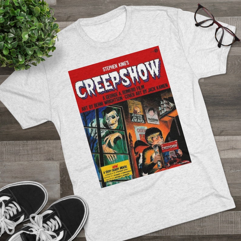Creepshow Stephen King Classic Horror Comic Cover Unisex Tri-blend Crew ...