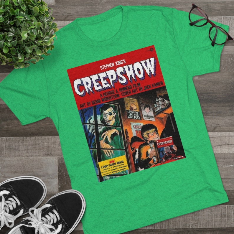 Creepshow Stephen King Classic Horror Comic Cover Unisex Tri-blend Crew ...