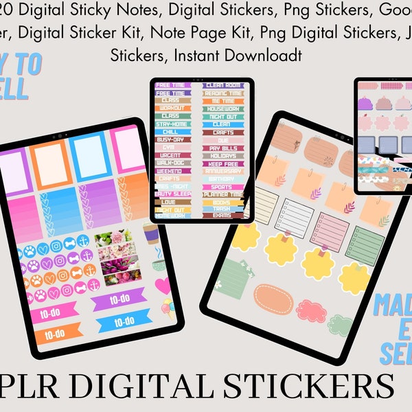 Plr Digital Stickers - Etsy