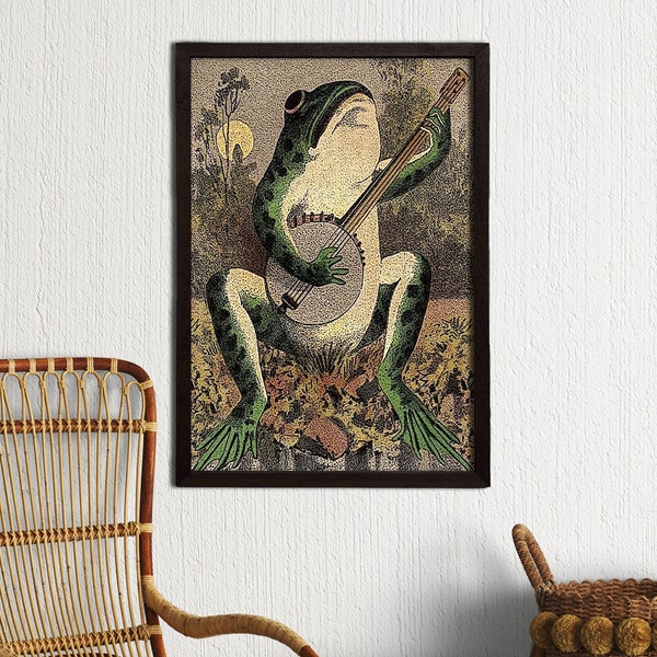 Playing Banjo - Etsy