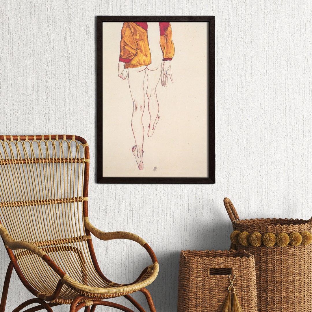 Framed Egon Schiele Canvas Poster 1913 Fine Art Print Giclee - Etsy