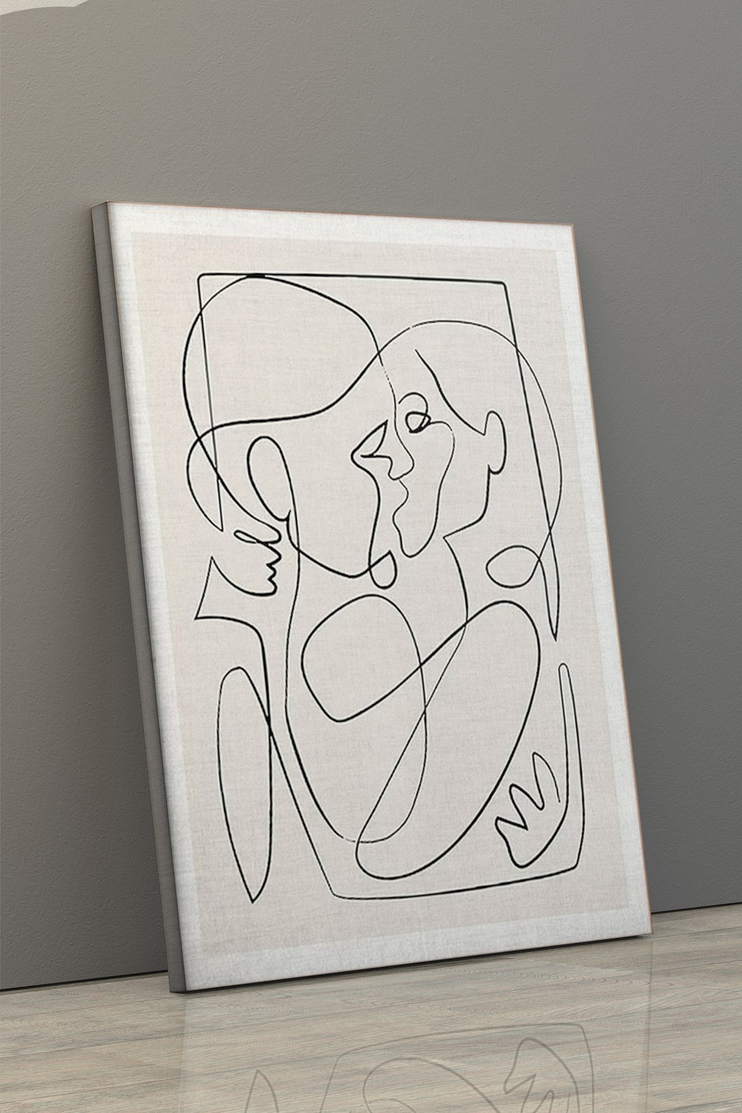 The Love Canvas by Picasso, Picasso Line Drawing, Picasso the Love ...