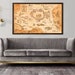 Framed Kingdom of Camelot Map Canvas, Merlin on BBC Map, Camelot Map ...