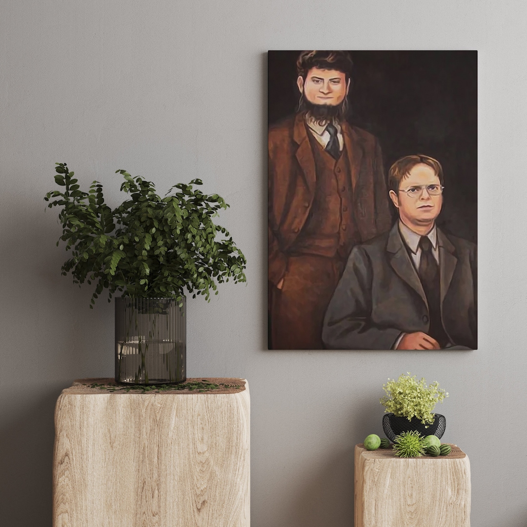 Dwight Schrute Mose Schrute Canvas Portrait, the Office Poster Print ...