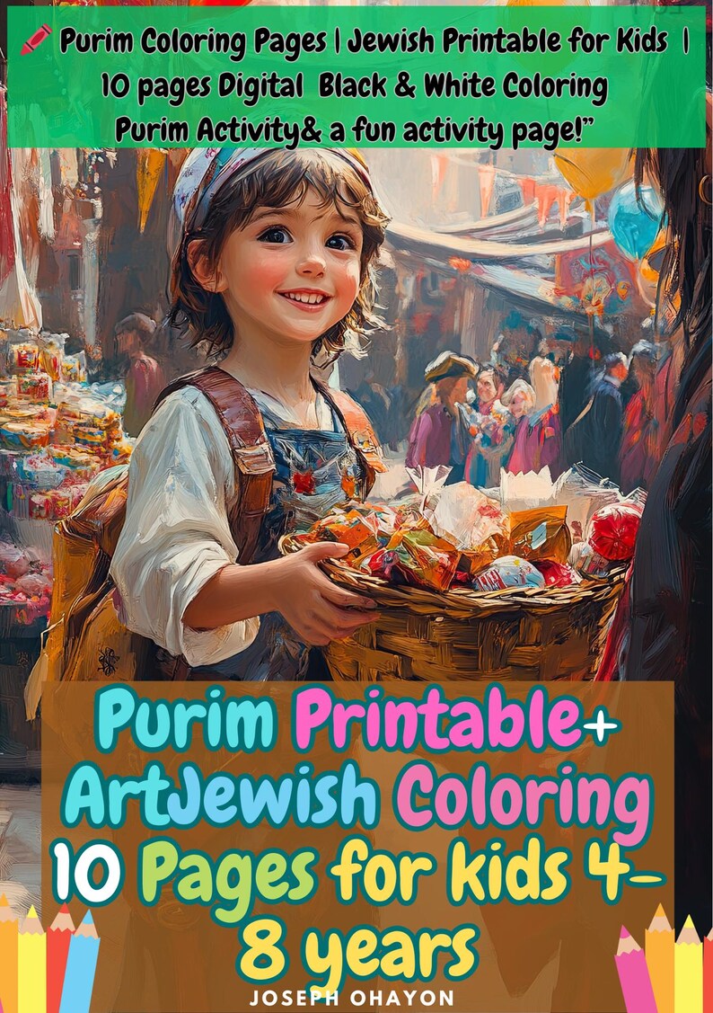 Purim Coloring Pages | 10 Printable Purim Coloring Sheets for Kids ...
