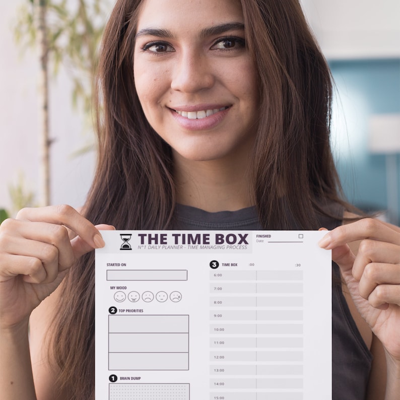 El secreto de Elon: The Time Box - Gestión del tiempo - PDF imprimible y rellenable, disponible ...