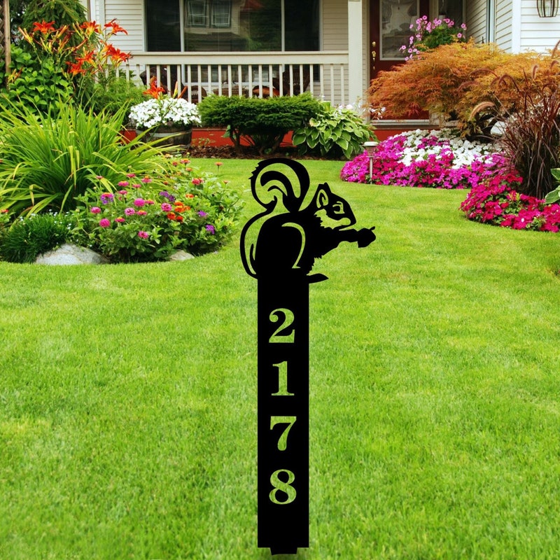 House Number Yard Sign - Etsy