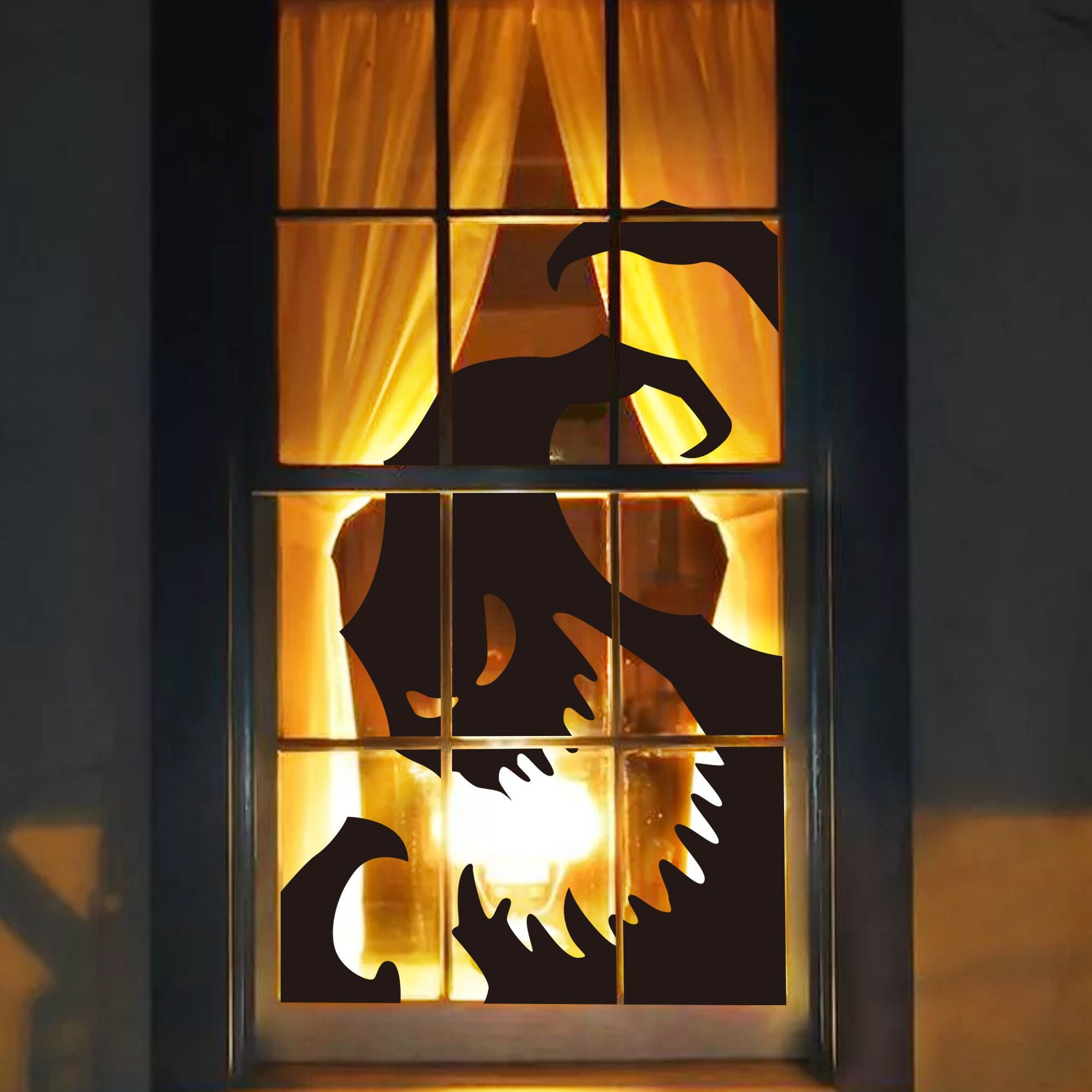 Halloween Window Silhouette