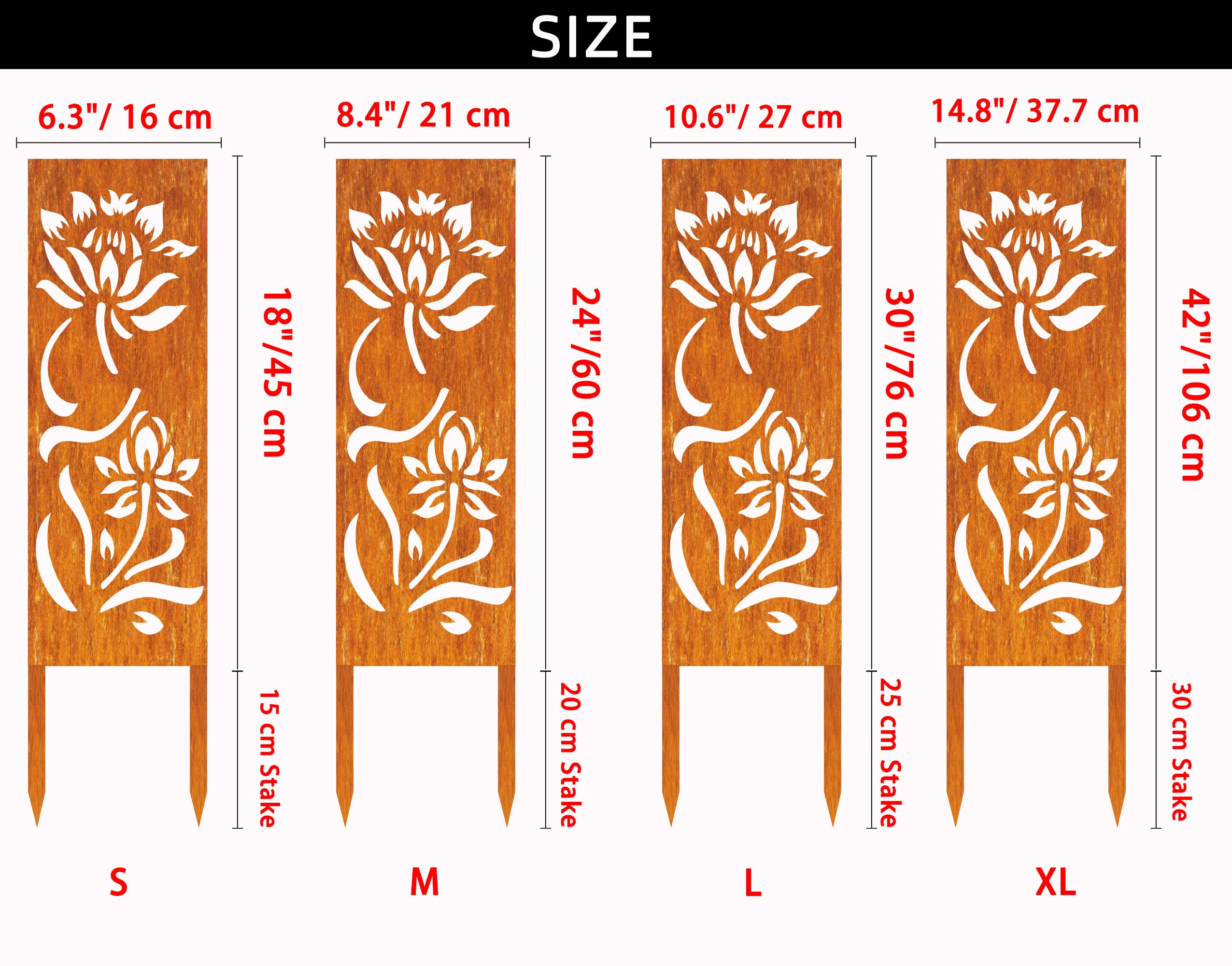 Metal Lotus Flower Panels Rusty Lotus Privacy Screen Lotus - Etsy