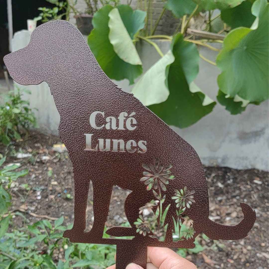 Custom Metal Labrador Dog Sign Pet Loss Gift Pet Grave - Etsy