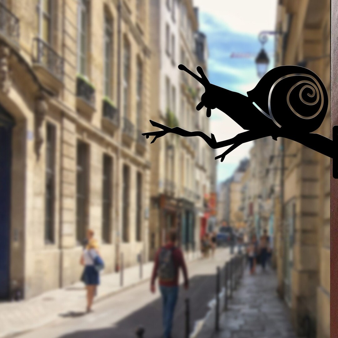 Snails Metal Sign, Snail House Door Decor, Snails Metal Decor, Entreway ...