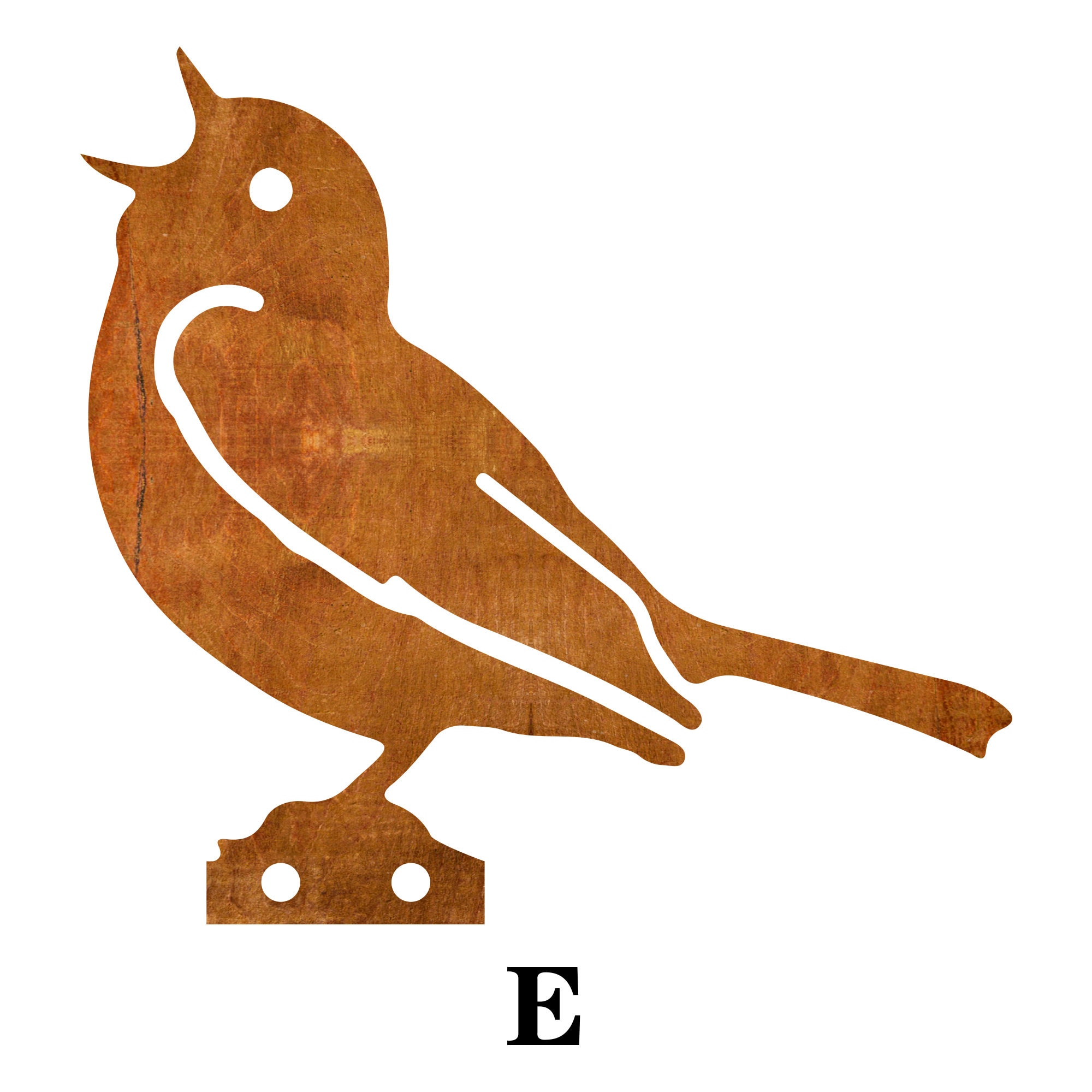 Vintage Rustic Robin Yard Decor, Rusty Bird Garden Decor Gift, Unique ...