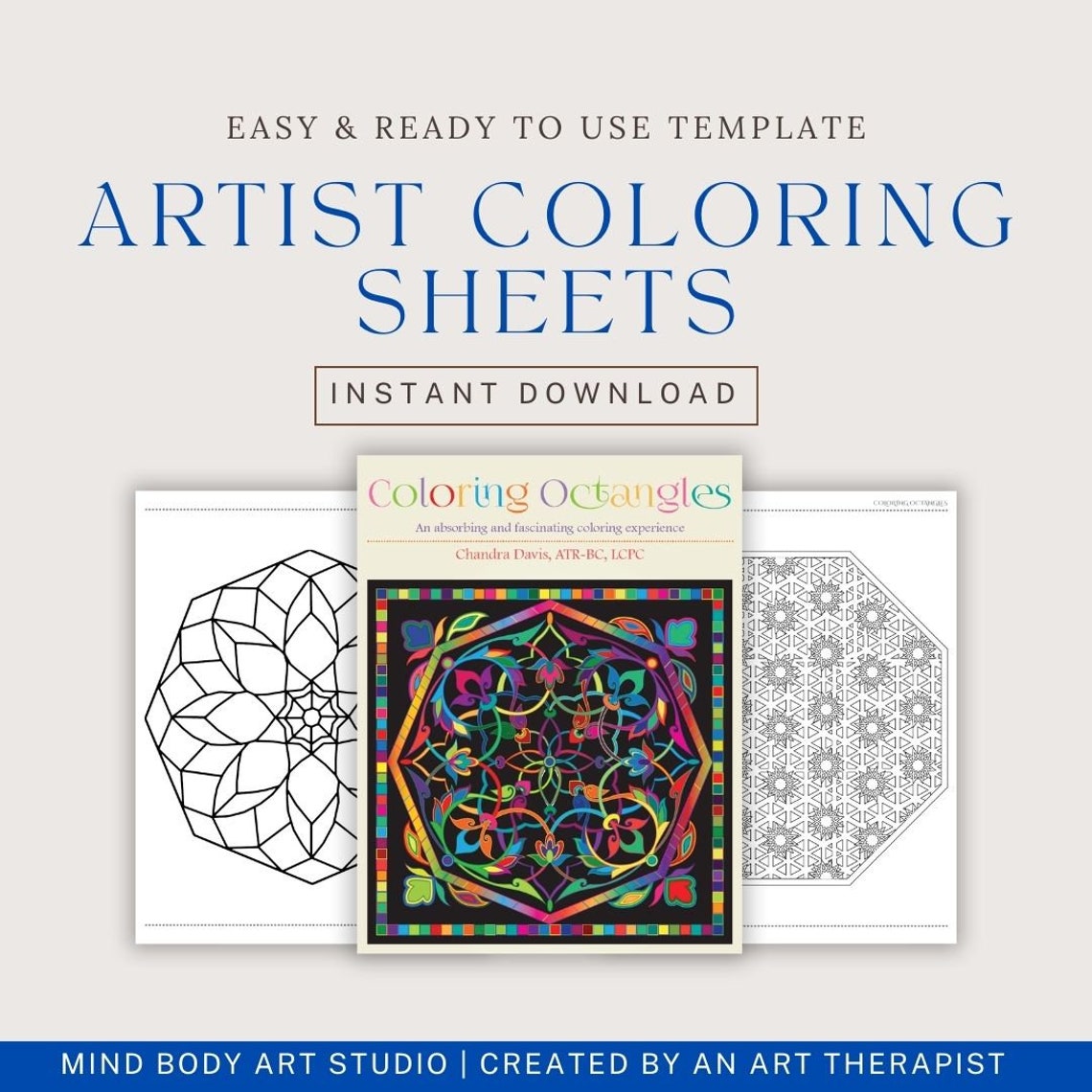 Octangles Coloring Bundle | Printable | Mental Wellness | Mindfulness ...