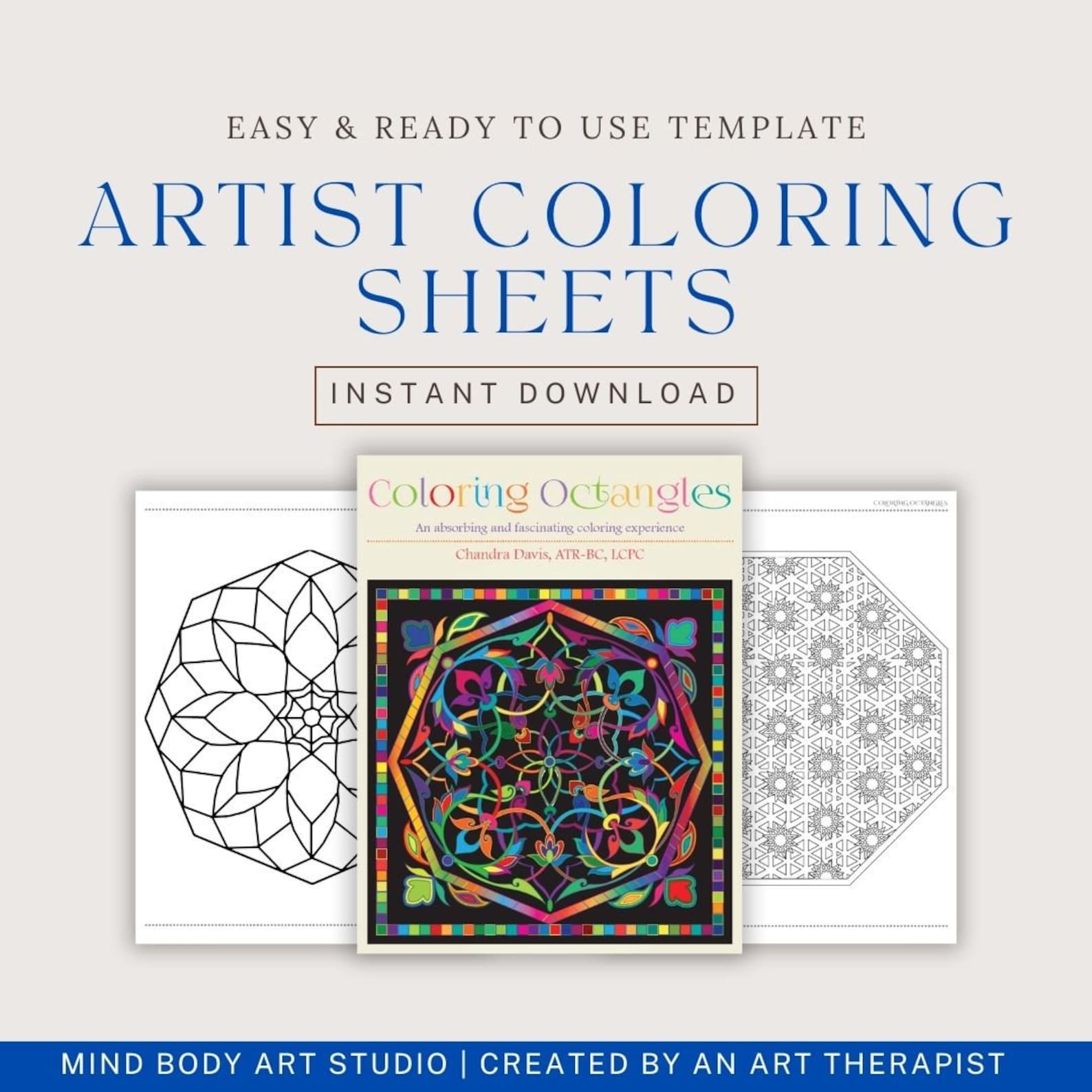 Octangles Coloring Bundle | Printable | Mental Wellness | Mindfulness ...