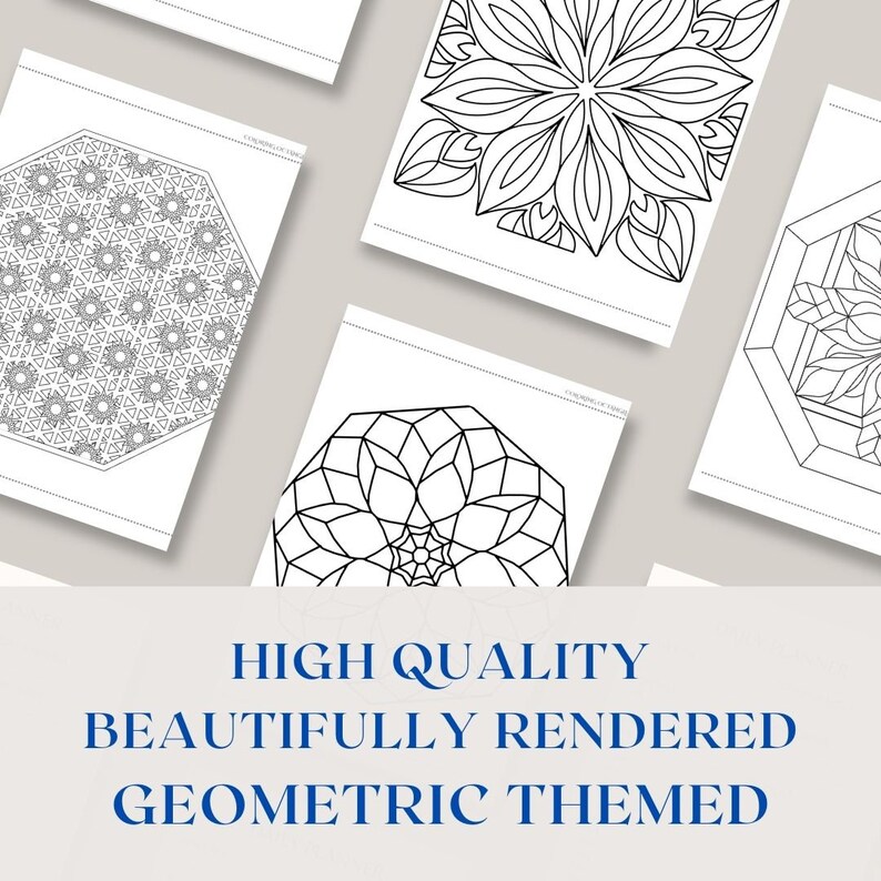 Octangles Coloring Bundle | Printable | Mental Wellness | Mindfulness ...