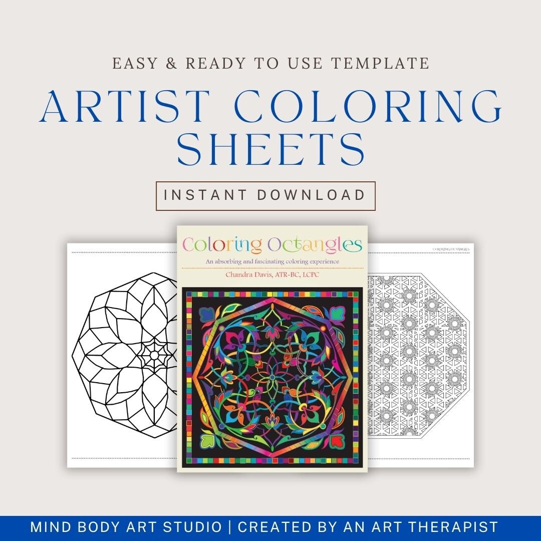 Octangles Coloring Bundle | Printable | Mental Wellness | Mindfulness ...
