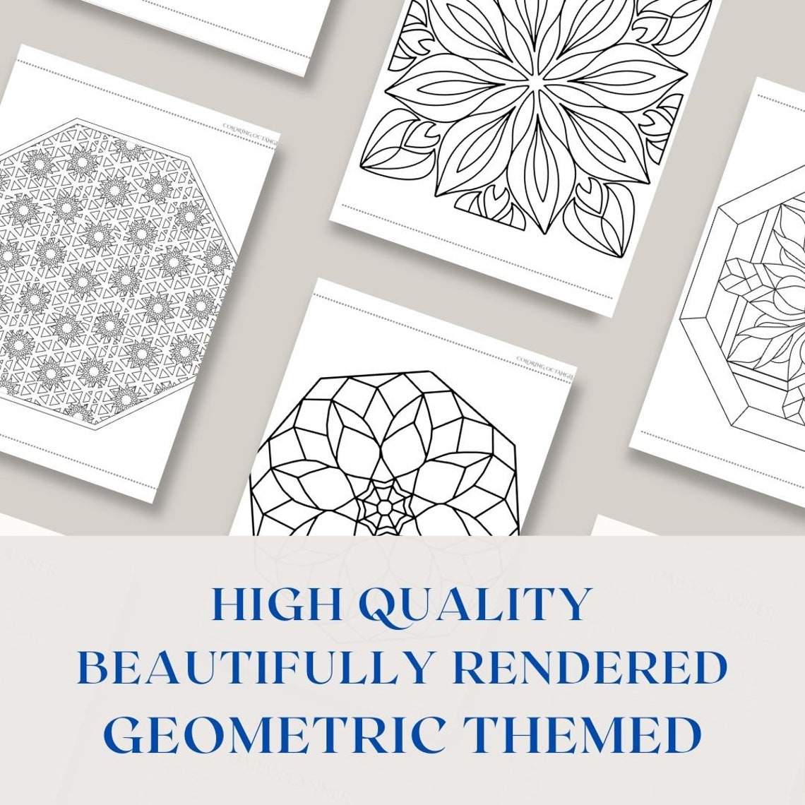 Octangles Coloring Bundle | Printable | Mental Wellness | Mindfulness ...