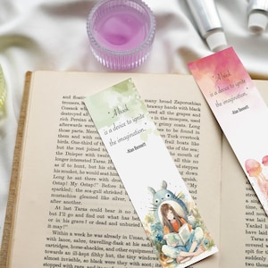 Quote Bookmarks 18 Cards of Bookmarks Dreamy Watercolor - Etsy