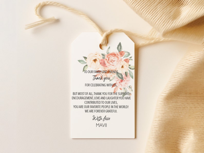 Elegant Tag Mockup Smart Object, Tag Mockup Simple Cream Color ...